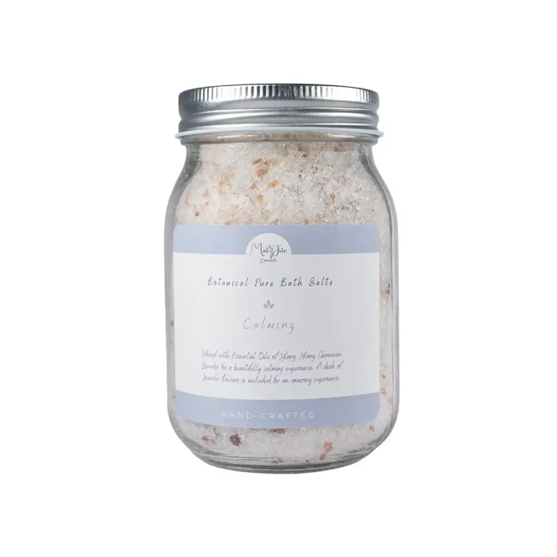 Calming Pure Botanical Bath Salts - Mai Joie Botanicals